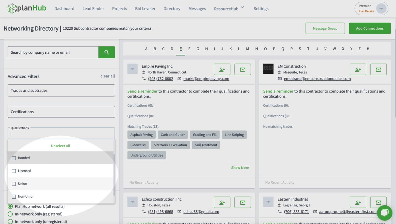 Free General Contractor Bidding Software | PlanHub
