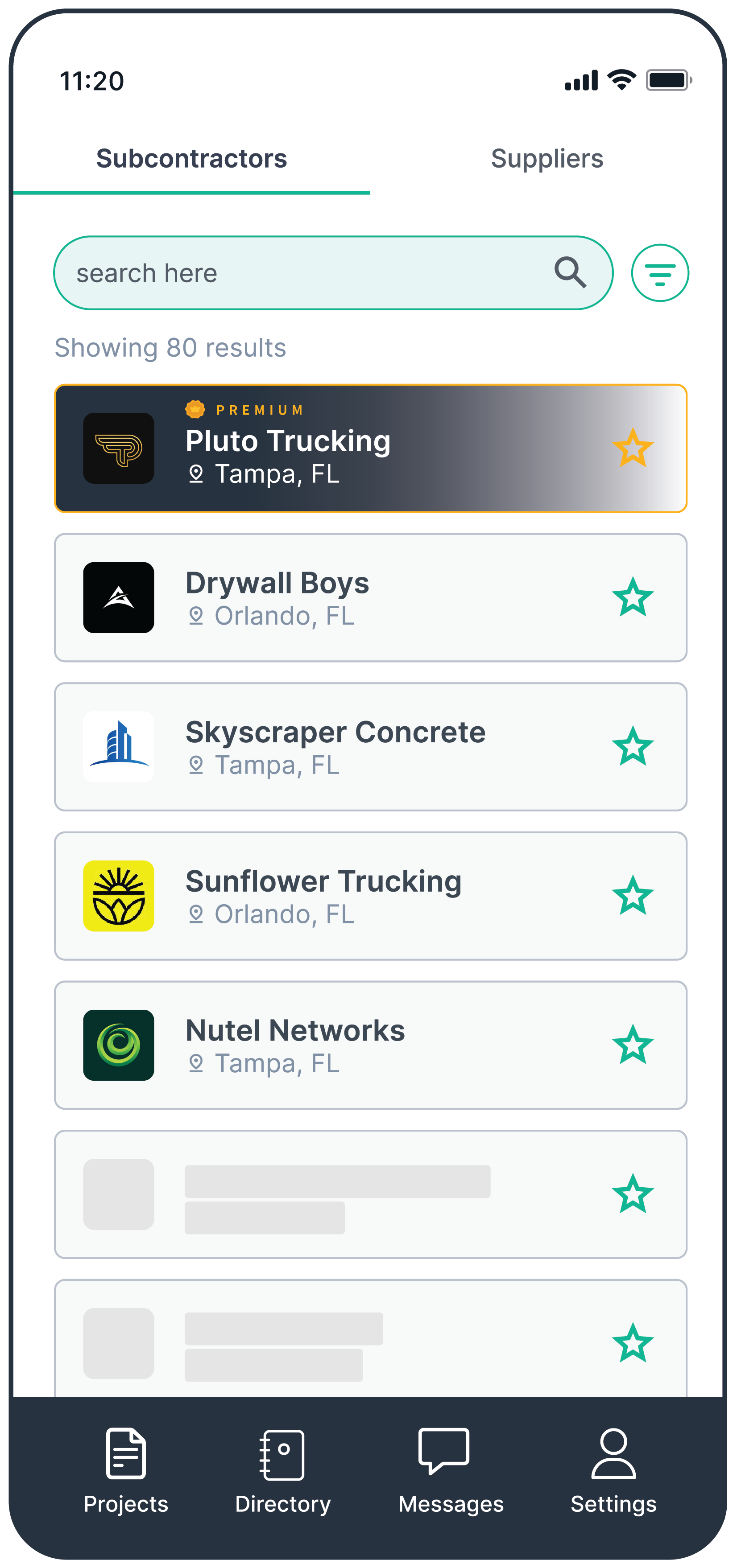 General Contractor Mobile App - PlanHub