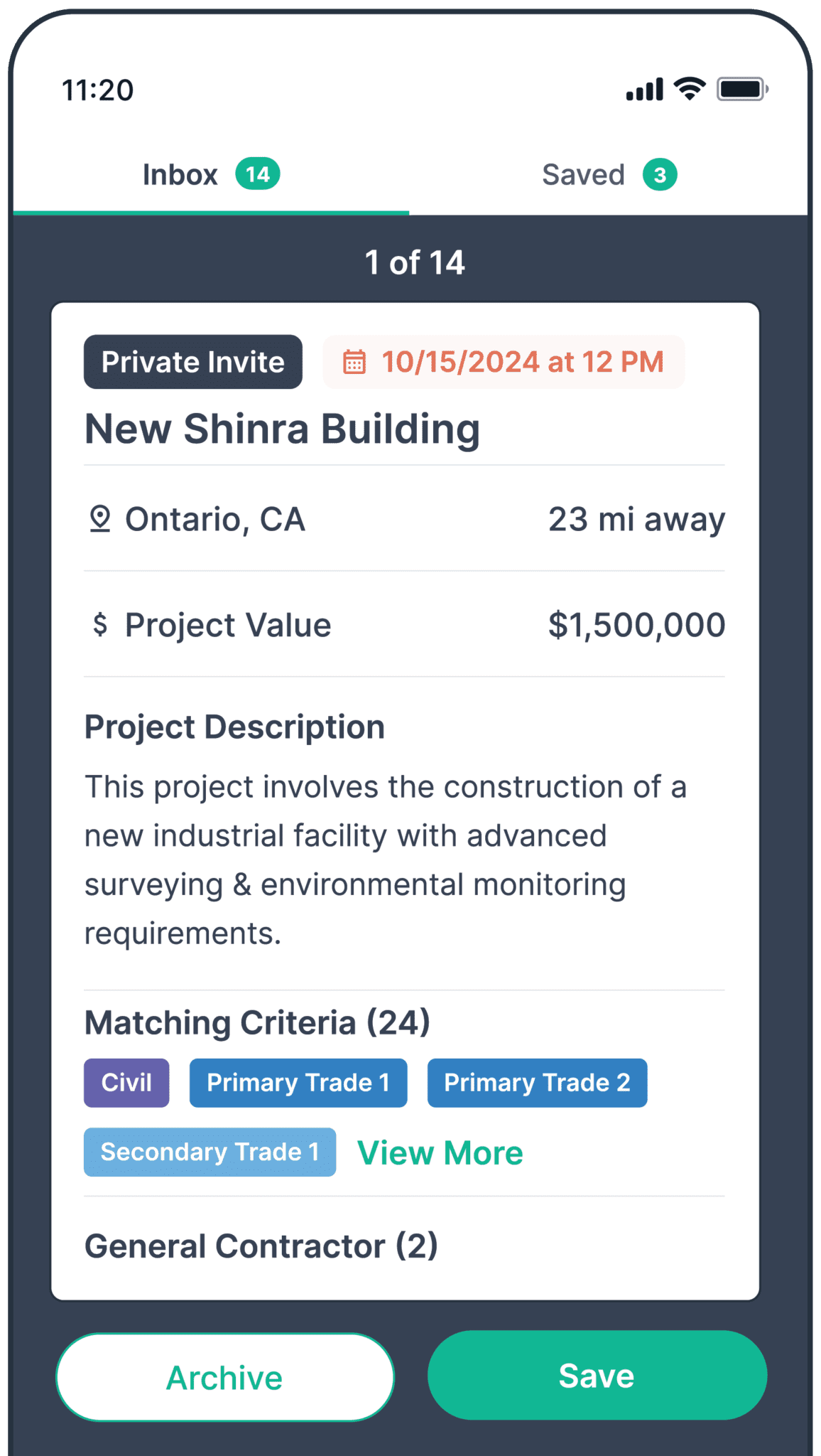 Subcontractor Mobile App - PlanHub