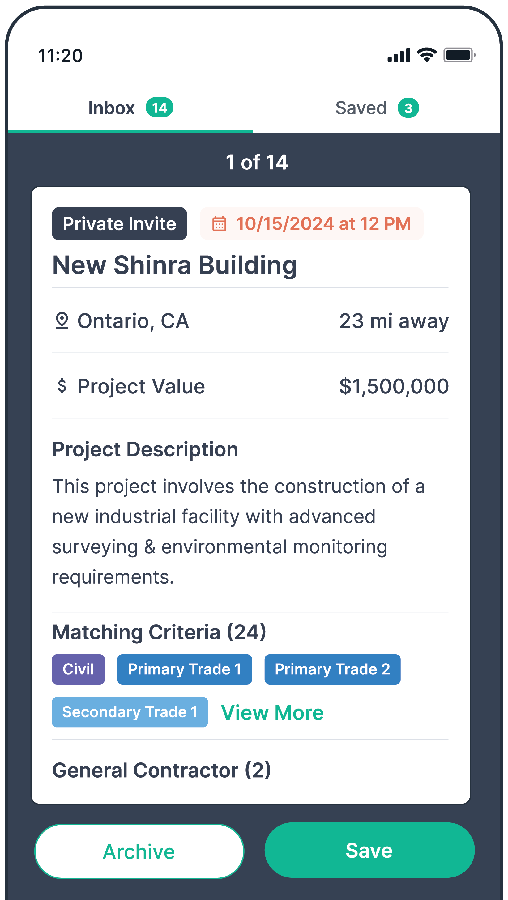 Subcontractor Mobile App - PlanHub