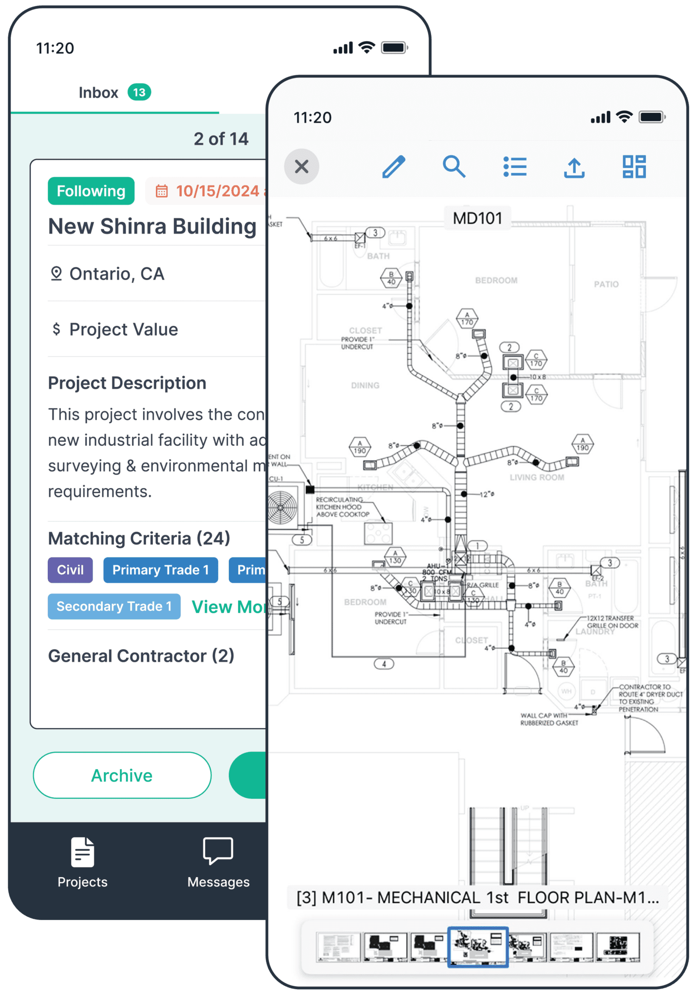 Subcontractor Mobile App - PlanHub