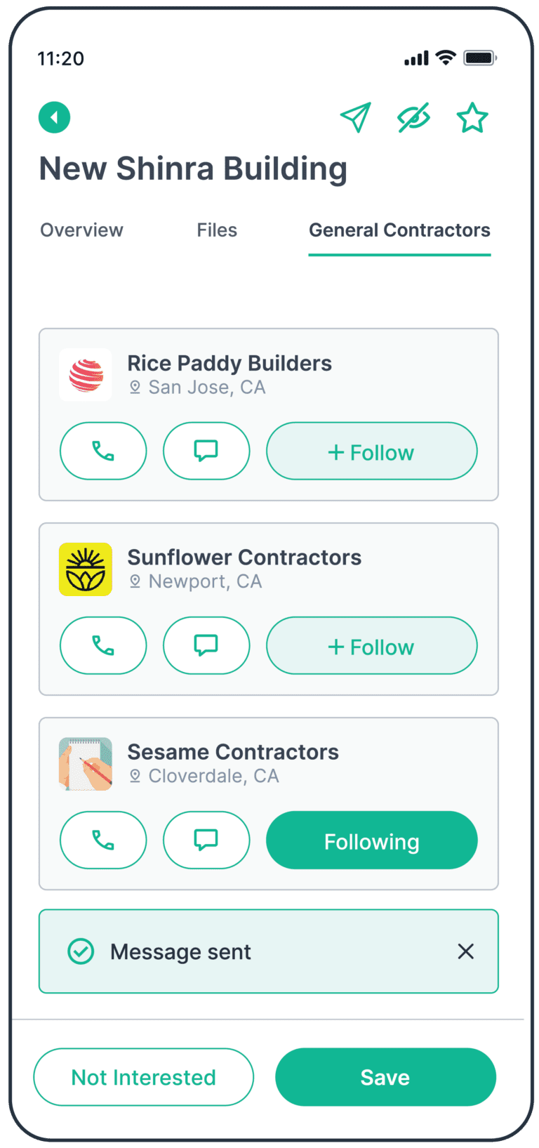 Subcontractor Mobile App - PlanHub